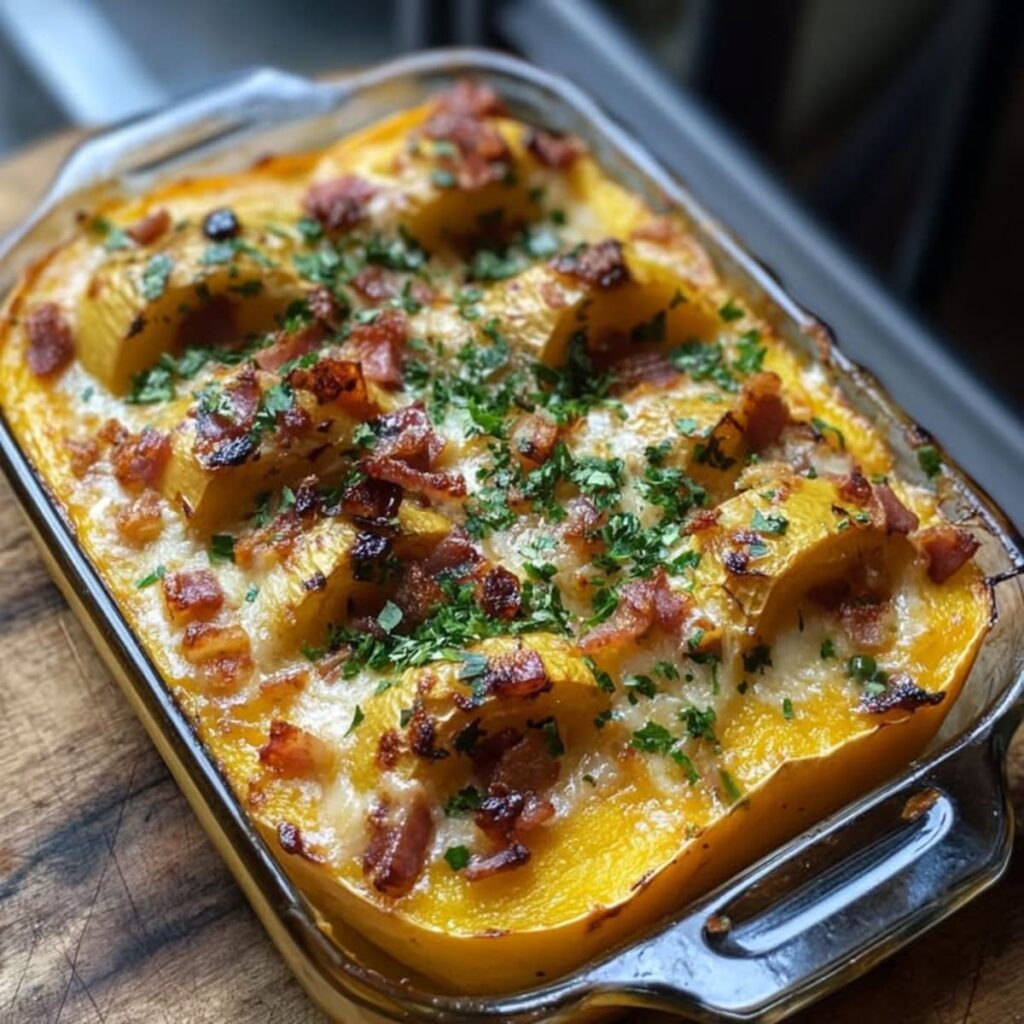 Découvrez la Recette Ultime de Butternut Farcie aux Lardons et Chèvre ...