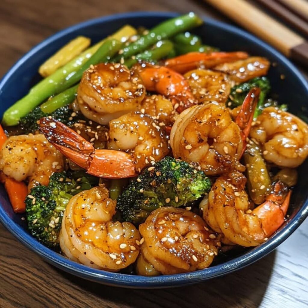 Sauté de crevettes au miel et à l'ail : Recette rapide et délicieuse ...