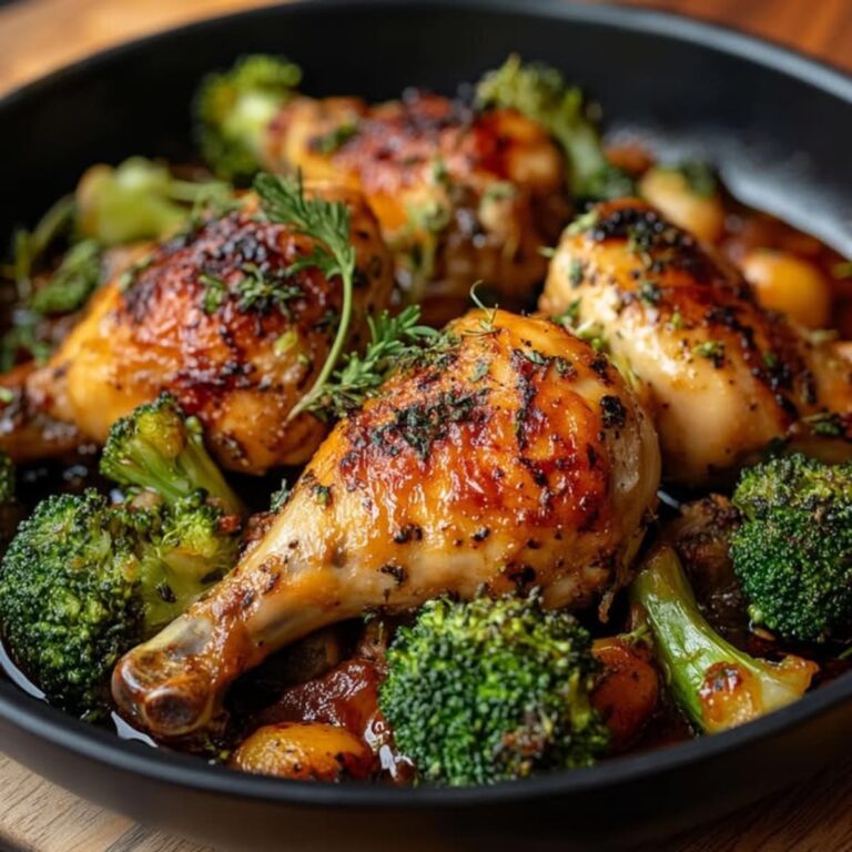 Recette de Poulet au Bourbon Savoureux avec Brocoli : Un Festin de ...