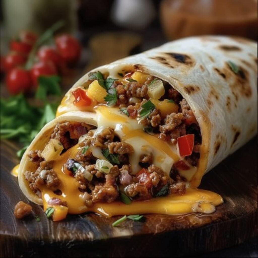 Burrito Gourmand : Recette Délicieuse au Bœuf Recettes Pompettes