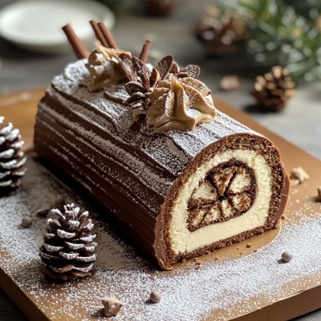 Délicieuse Bûche de Noël au Chocolat Recettes Pompettes