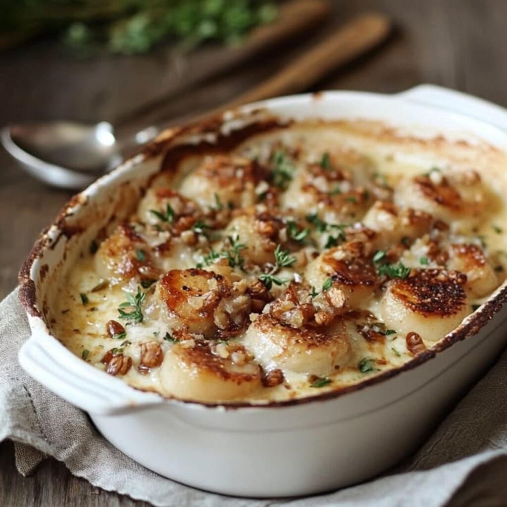 Éblouissant Gratin de Noix de Saint-Jacques Recettes Pompettes