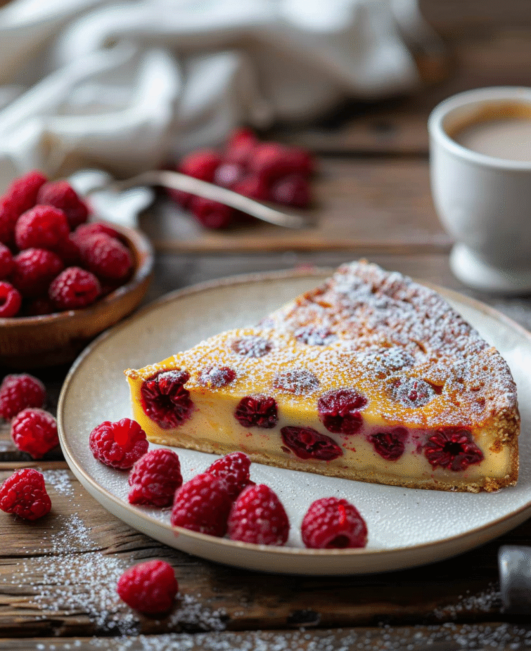 Recette de Clafoutis aux Framboises : Découvrez Comment Préparer Ce ...