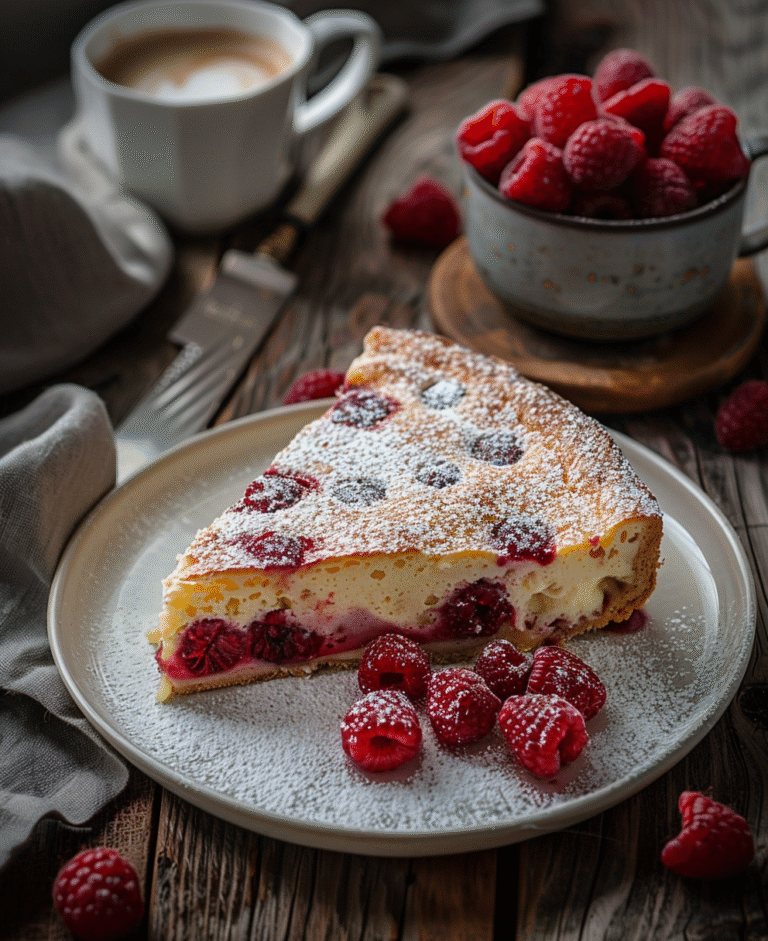 Recette de Clafoutis aux Framboises : Découvrez Comment Préparer Ce ...