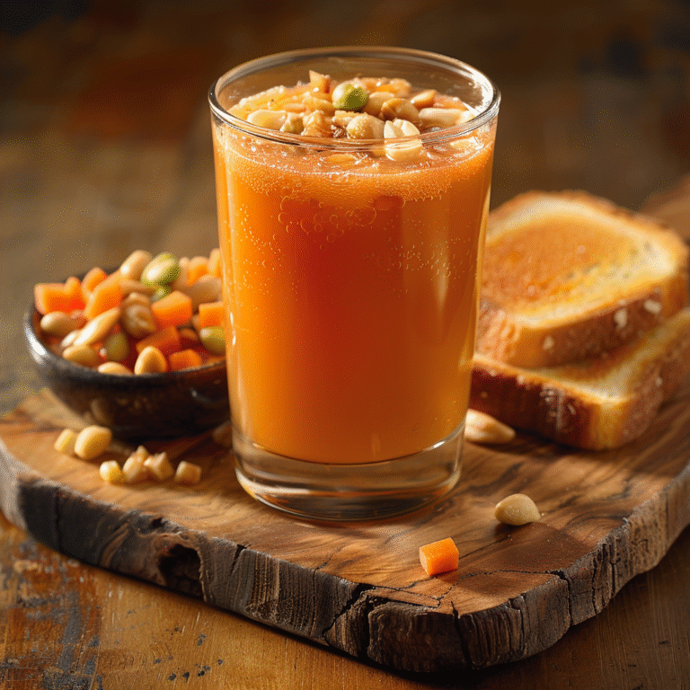 Jus d’orange-carotte maison facile et savoureux Recettes Pompettes