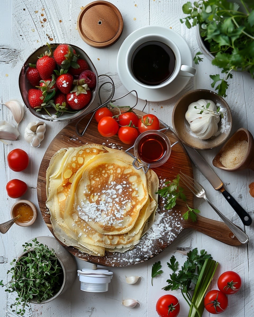 Recette de Crêpes Légères Maison : Découvrez les Secrets d'une Pâte ...