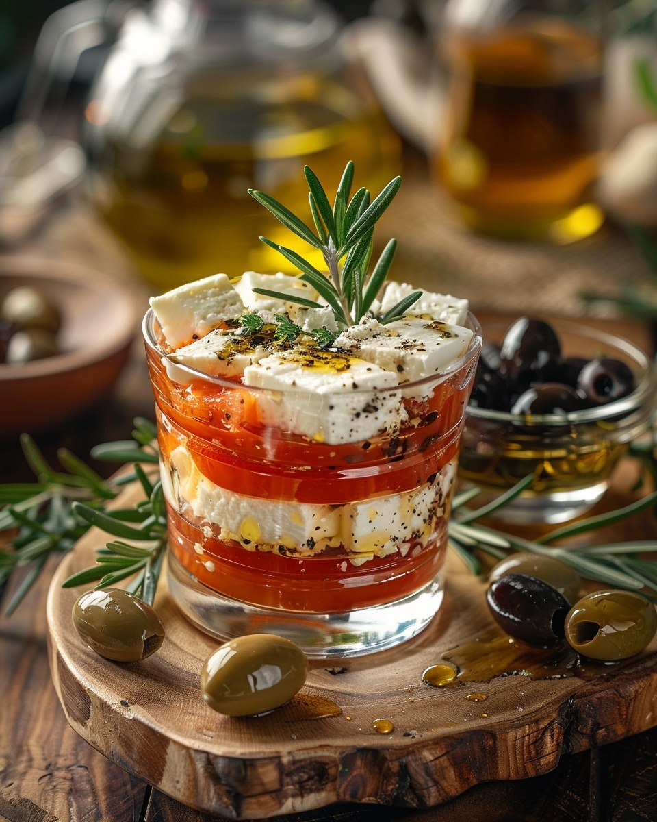 Recette de Verrine Poivron Rouge Feta : Une Entrée Fraîche et ...